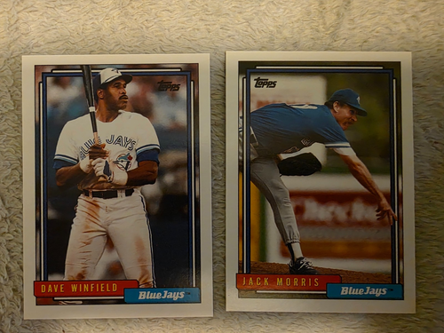 1992 Topps Traded Toronto Blue Jays Team Set (2) Winfield Morris | eBay