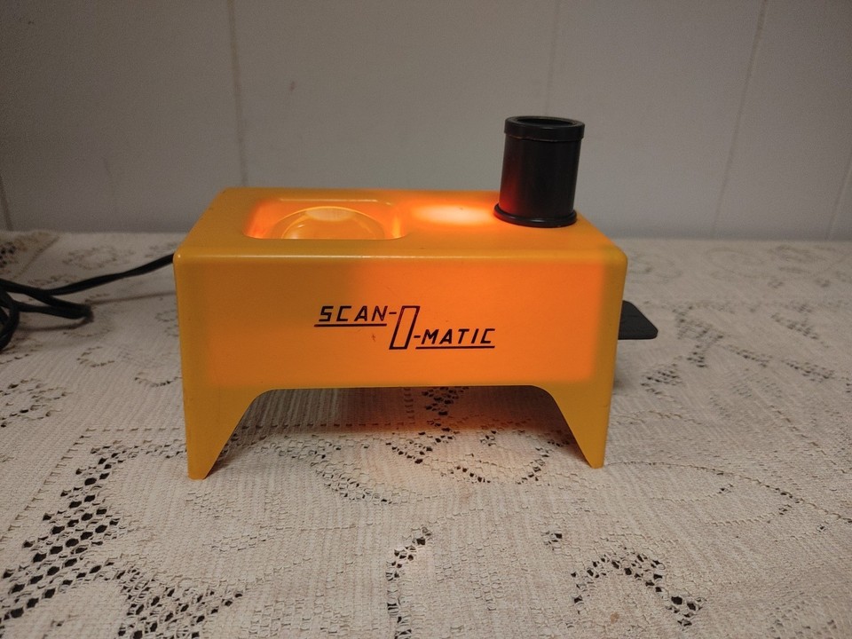 Vintage Scan-O-Matic Coin Viewer Magnifier 1960's Yellow Electric Works ...