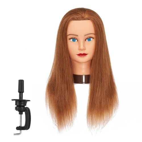 Traininghead Mannequin Head with Human Hair Manikin Training Practice ...