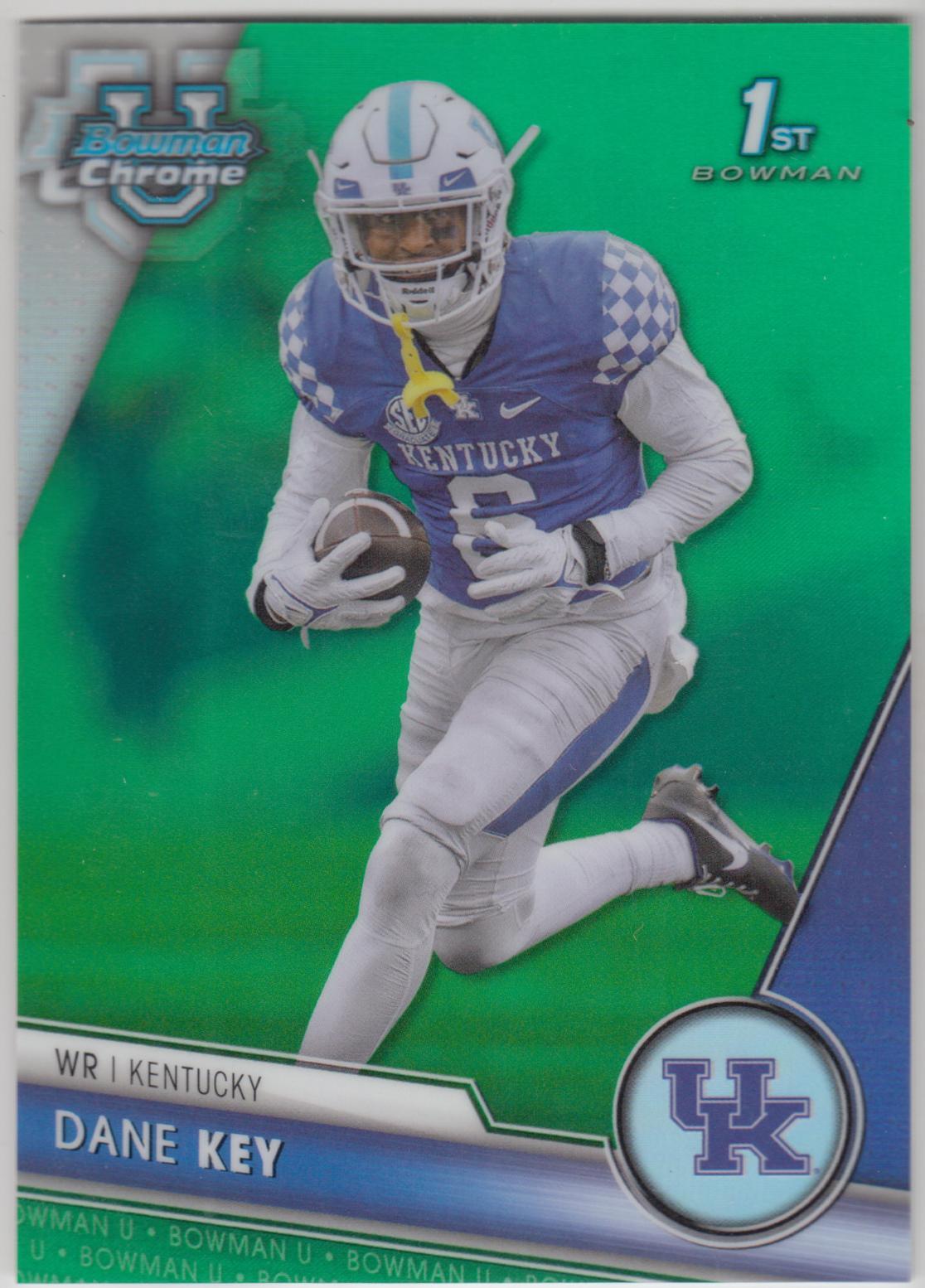 2023 Bowman University Chrome - Dane Key #80 Green Refractor /99 (RC ...
