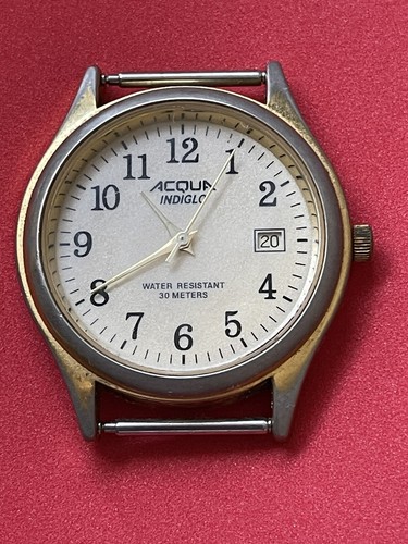 Acqua by Timex Indiglo men's watch. 4.775.964, 4.527.096 Non Working ...