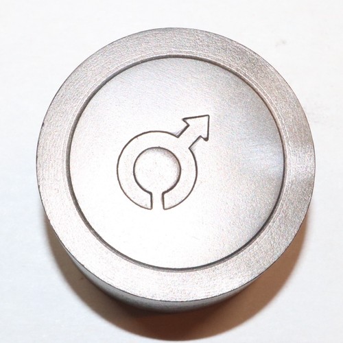 MALE SYMBOL Antique Vintage Hub Impression Die Jewelry Tool STEEL ...