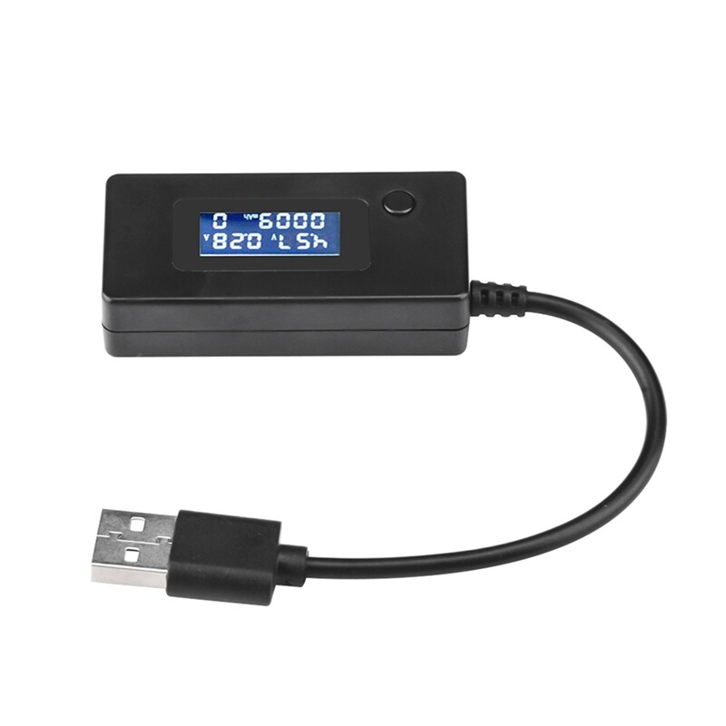DC 4-30V LCD USB Detector Voltmeter Ammeter Mobile Charger A X8Y72009 ...