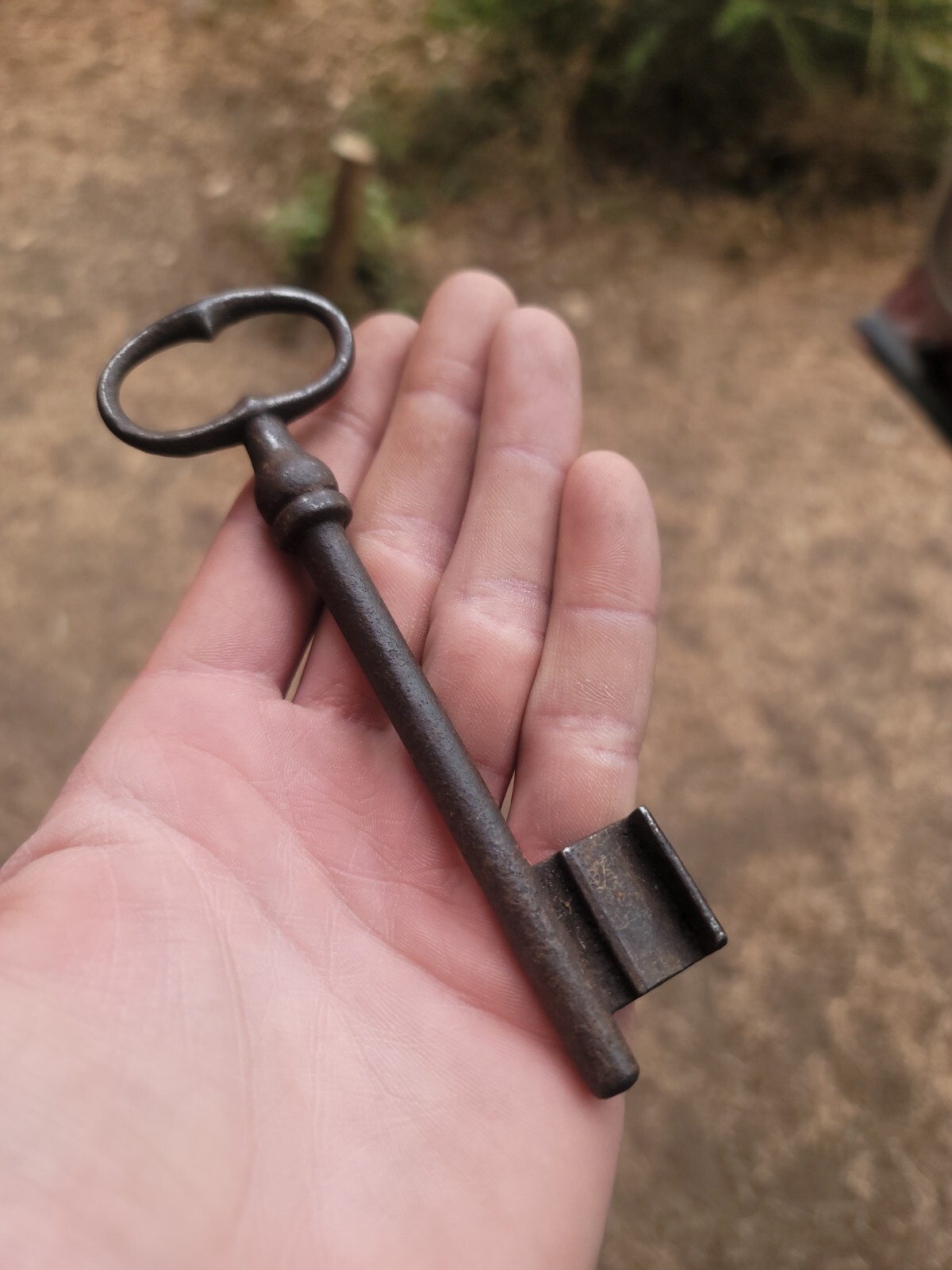 Nice 1820s Iron Skeleton Key☆ Antique Metal Key 6 Inches Long | eBay