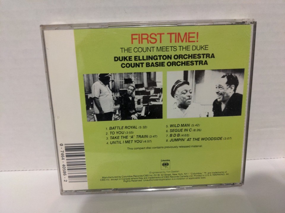 Duke Ellington : First Time! The Count Meets The Duke CD 74644058628| eBay