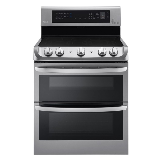 LG LDE4415ST Electric Double Oven Range 7.3 cu. ft - Stainless Steel ...
