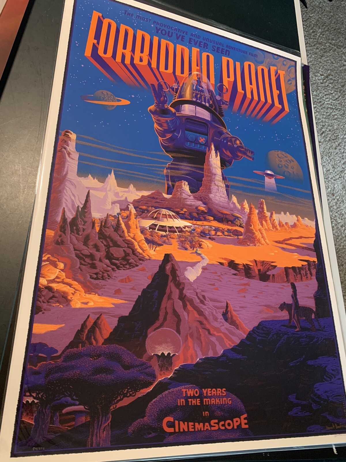 FORBIDDEN PLANET Variant Mondo Screen print LAURENT DURIEUX limited ...