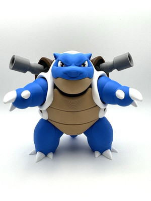 5" 3D Printed Blastoise Figure Pokémon Collectible | Ready to Ship ...