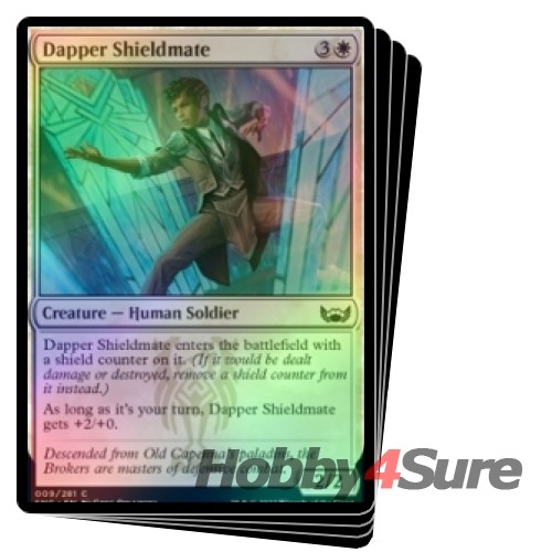 Foil Dapper Shieldmate X4 M/NM Magic: The Gathering MTG Streets Of New ...