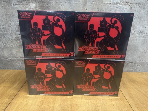 Pokemon Scarlet & Violet: Destined Rivals ETB SEALED LOT OF 4 | eBay