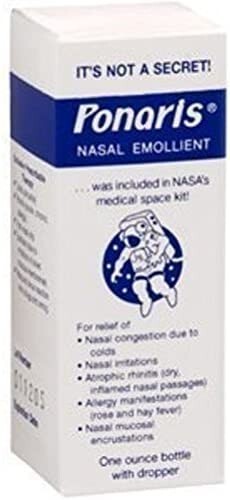 Ponaris Nasal Emollient Drops Nasal Irritation & Congestion Relief 1 oz ...