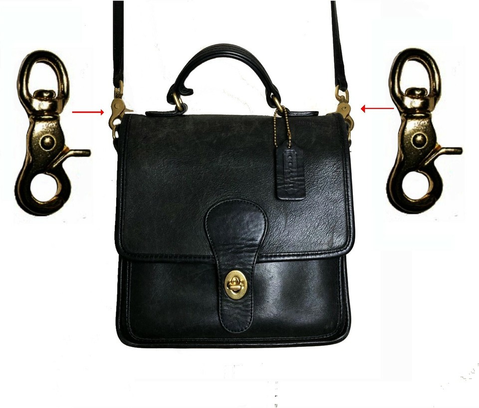 Coach Purse Turn Lock Brass Finish - Vintage Old Style Hand Bag ...
