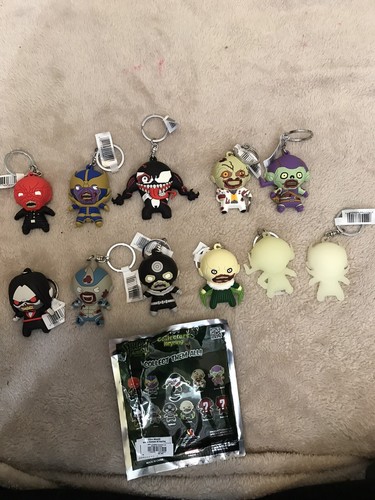 Marvel Collectors Figural Keyring Series Villain Zombies Complete Set ...