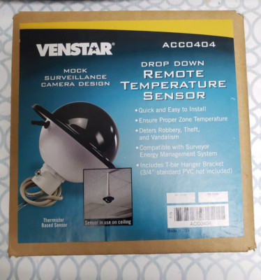 VENSTAR ACC0404 Remote Temperature Sensor Mock Surveillance Camera Design | eBay