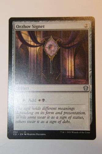 MTG Orzhov Signet x1- -Commander 2021-Lightly Played | eBay
