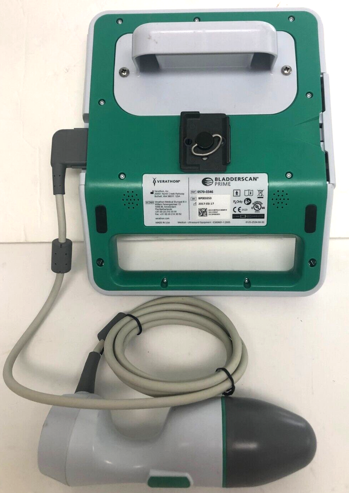 Verathon 3D BladderScan Ultrasound Prime Plus Bladder Scan +Probe 0570 ...