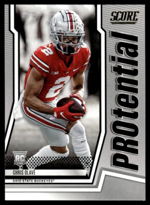 2022 Score PROtential Gold Chris Olave RC Ohio State Buckeyes #P-CO | eBay
