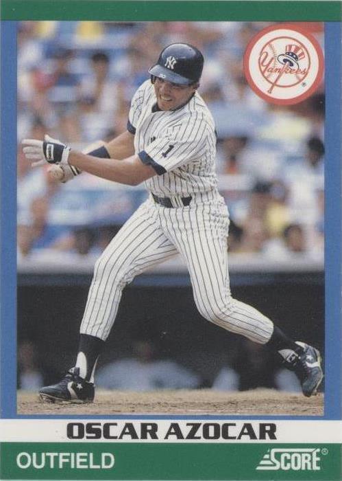 1991 Score 100 Hottest Rookies - Oscar Azocar #46 (RC) for sale online ...