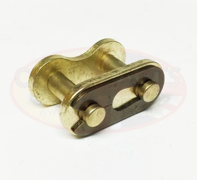 520H Motorcycle Drive Chain Split Link Gold for Aprilia Scarabeo 100 ...