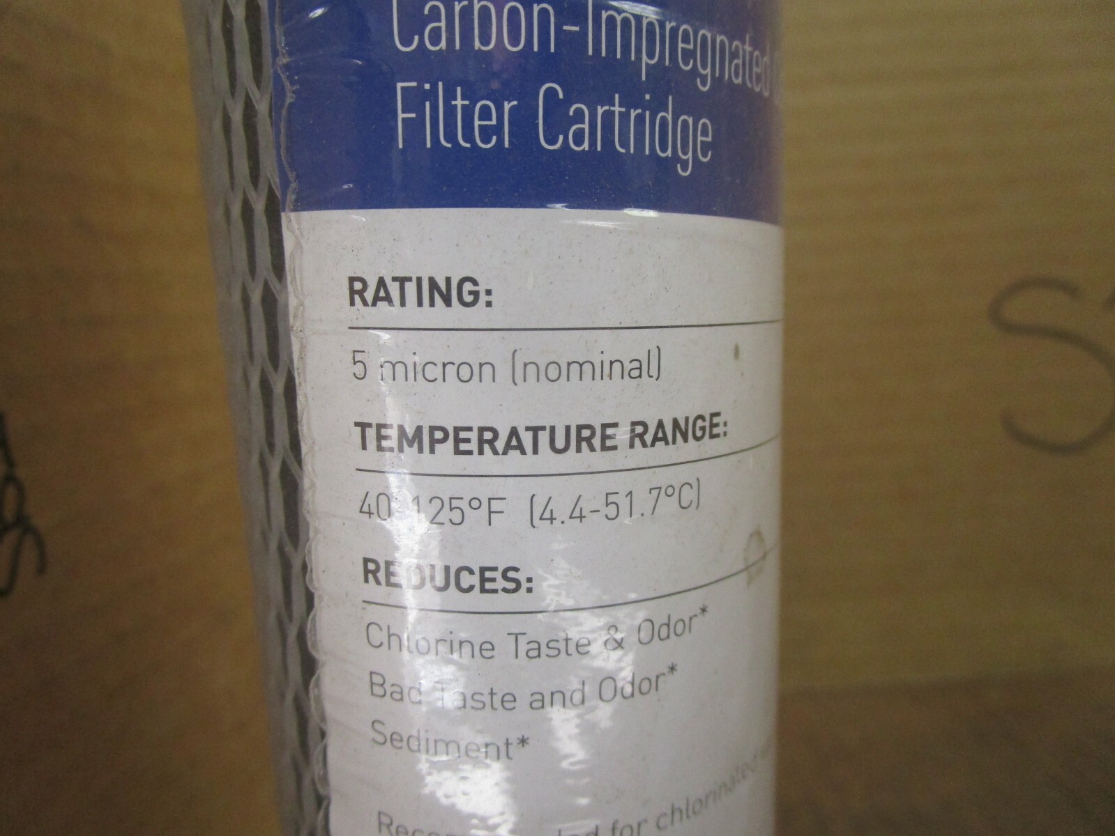 Pentair Pentek C1 Carbon Impregnated Cellulose Filter Cartridge 5 ...