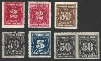 Venezuela revenue stamps Instruccion x 7 | eBay