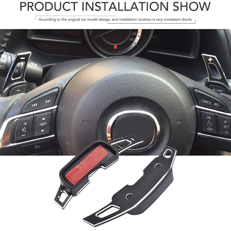 2Pcs Paddles Extension Steering Wheel Direct Paddle Extension ...