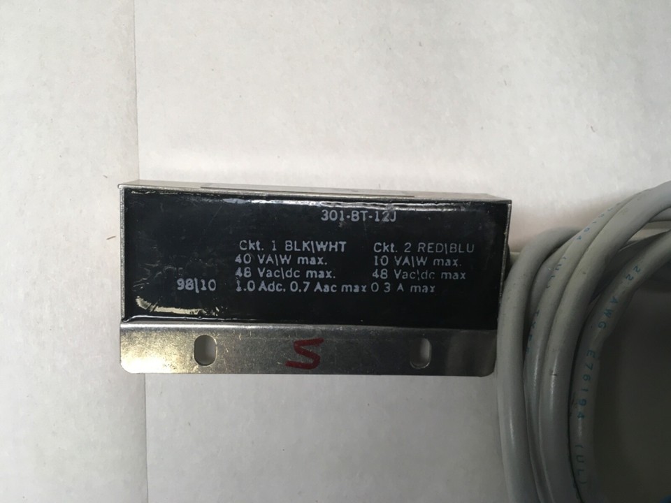 SENTROL 301-BT-12J MAGNETICALLY ACTUATED SWITCH (KB) | eBay