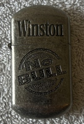 Vintage Winston Branded No Bull Rounded Metal Lighter Sparks. B1 | eBay