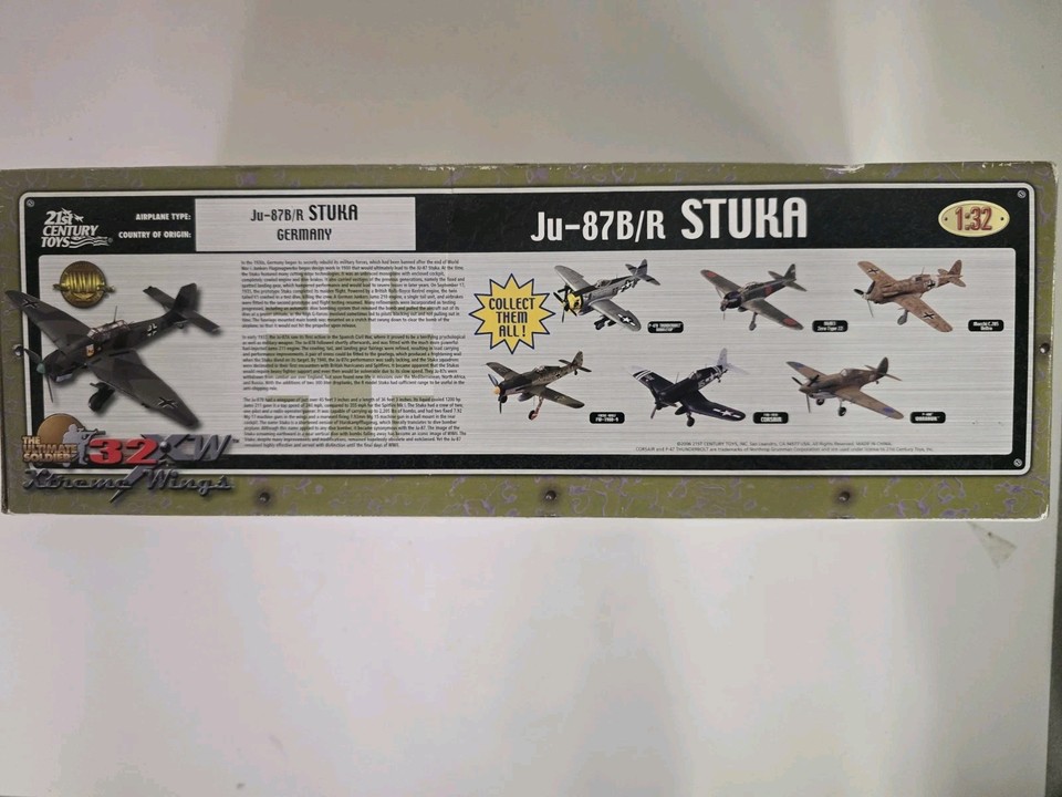 NIB Ultimate Soldier 32X JU-87B/R STUKA Lt Hubert Polz German WWII ...