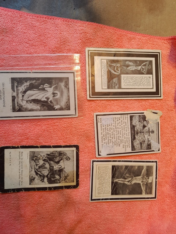 Five x ORIGINAL GERMAN WW2 DEATH CARDS | eBay UK