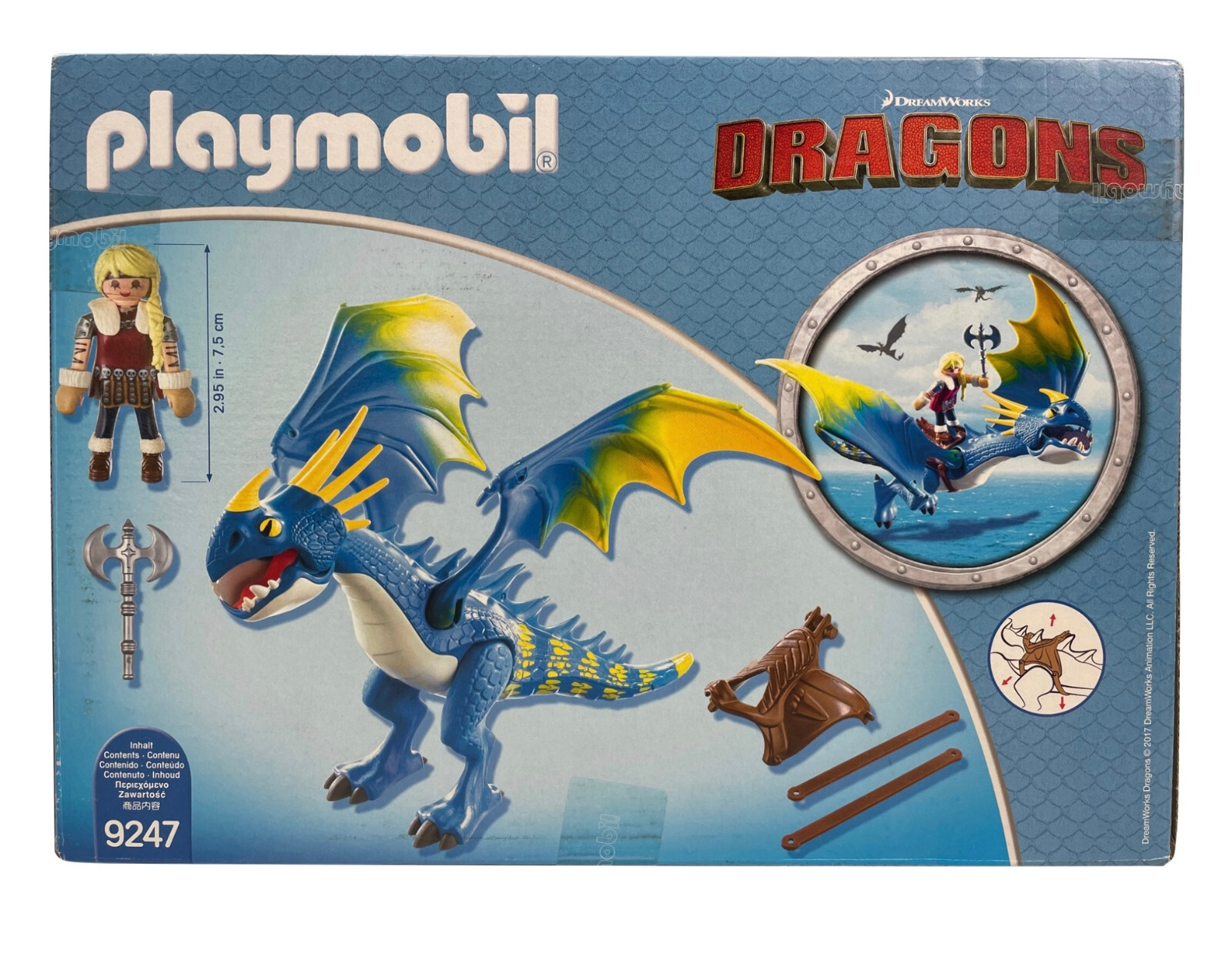 PLAYMOBIL® Dreamworks Dragons 9247 Astrid und Sturmpfeil NEU & OVP ...