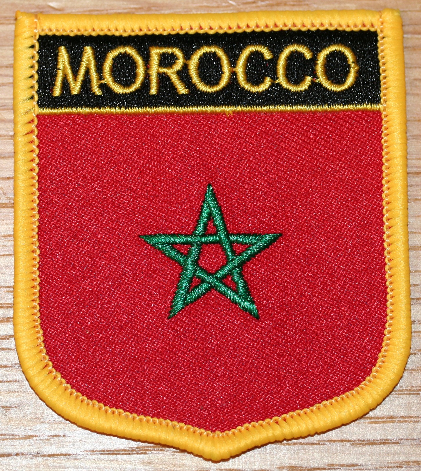 MOROCCO Shield Country Flag Embroidered PATCH Badge P1 | eBay UK