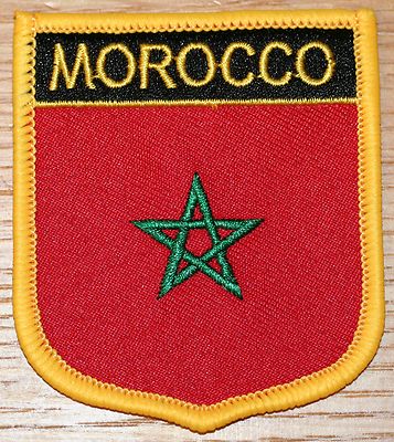 MOROCCO Shield Country Flag Embroidered PATCH Badge P1 | eBay UK