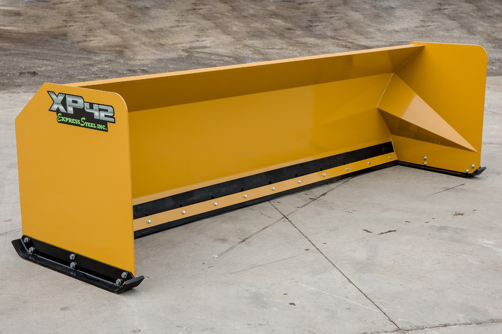 12' XP42 LOADER Snow pusher boxes backhoe snow plow Express Steel LOCAL ...