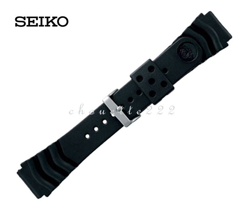 Seiko Divers Urethane Rubber Watch Band 22mm (DAL0BP) for sale online ...