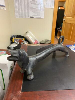 1920's Hubley Doorstop/Boot Scraper | eBay