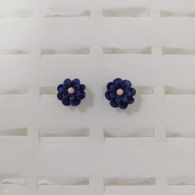Style 1 Flower New Gift Womens Lady Girls Elegant Pearl Ear Clip Studs ...