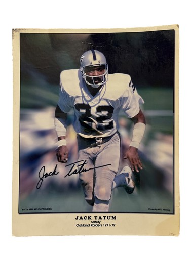 Oakland Raiders Jack Tatum 1971-79 8x10 Photo By NFL Photos 1995 | eBay