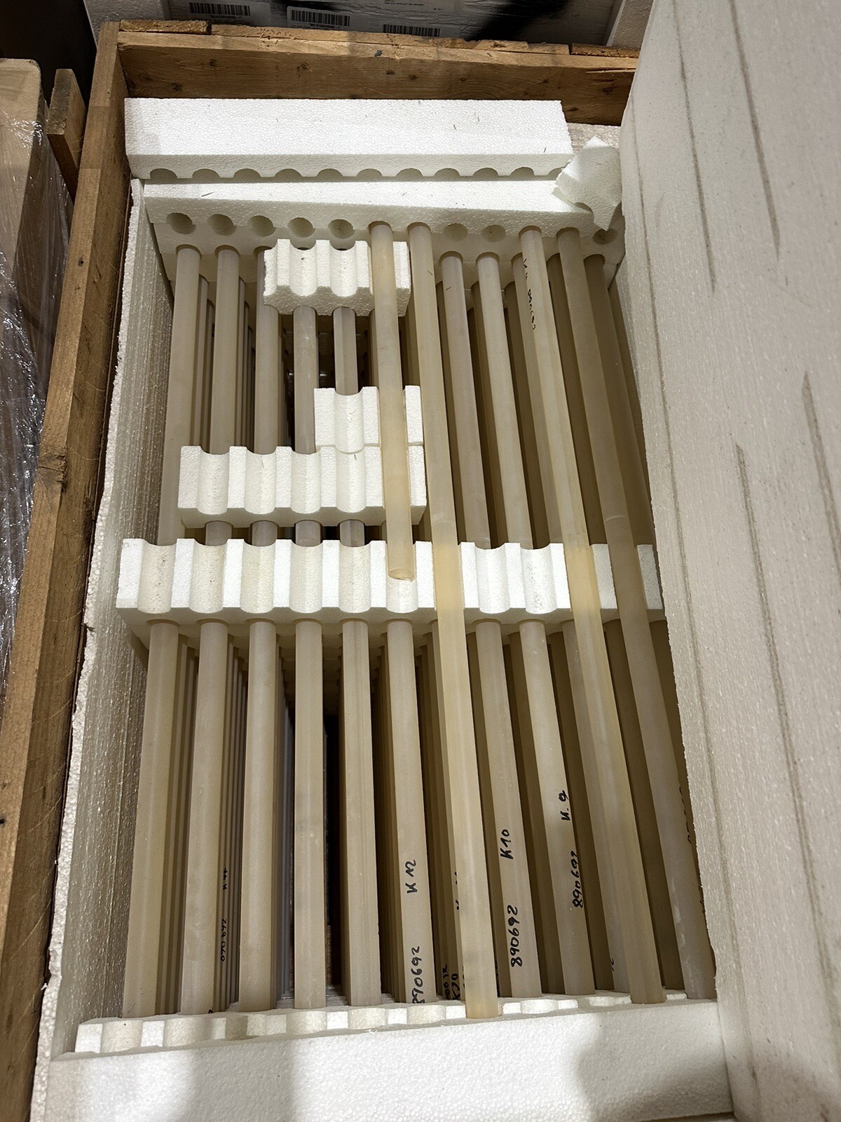 Schott ZERODUR Optical Rod Glass 1” Dia 40” Length, NASA, Laser ...