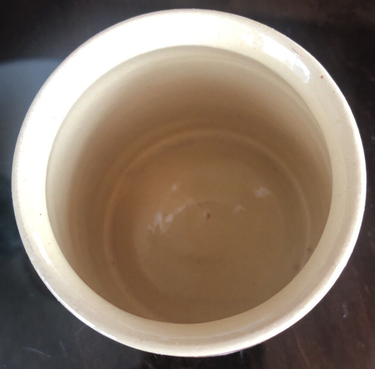 JC Hermann French Country Redware Terra Cotta Pottery Kitchen Jar ...