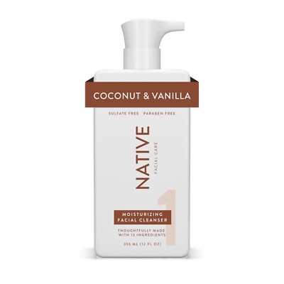 Native Moisturizing Face Wash, for Dry Skin, Paraben Free, 12 oz.. | eBay