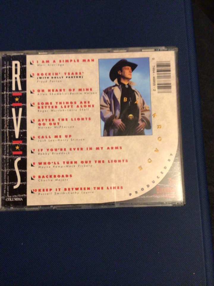 Ricky Van Shelton “Backroads” Music CD | eBay