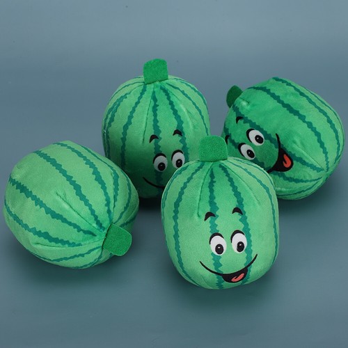 NEW 4Pcs Pet Plush Toy Watermelon Chew Toy For Dogs And Cats ...
