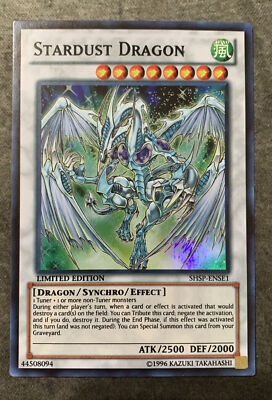 Yu-Gi-Oh! TCG Stardust Dragon Shadow Specters Special Edition SHSP ...