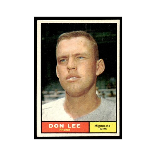 Don Lee 1961 Topps #153 Minnesota Twins Baseball Card EX | eBay