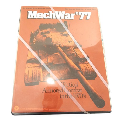 NEW SPI MECHWAR '77 Tactical Armored Combat WAR GAME SIM UNP COMPLETE ...