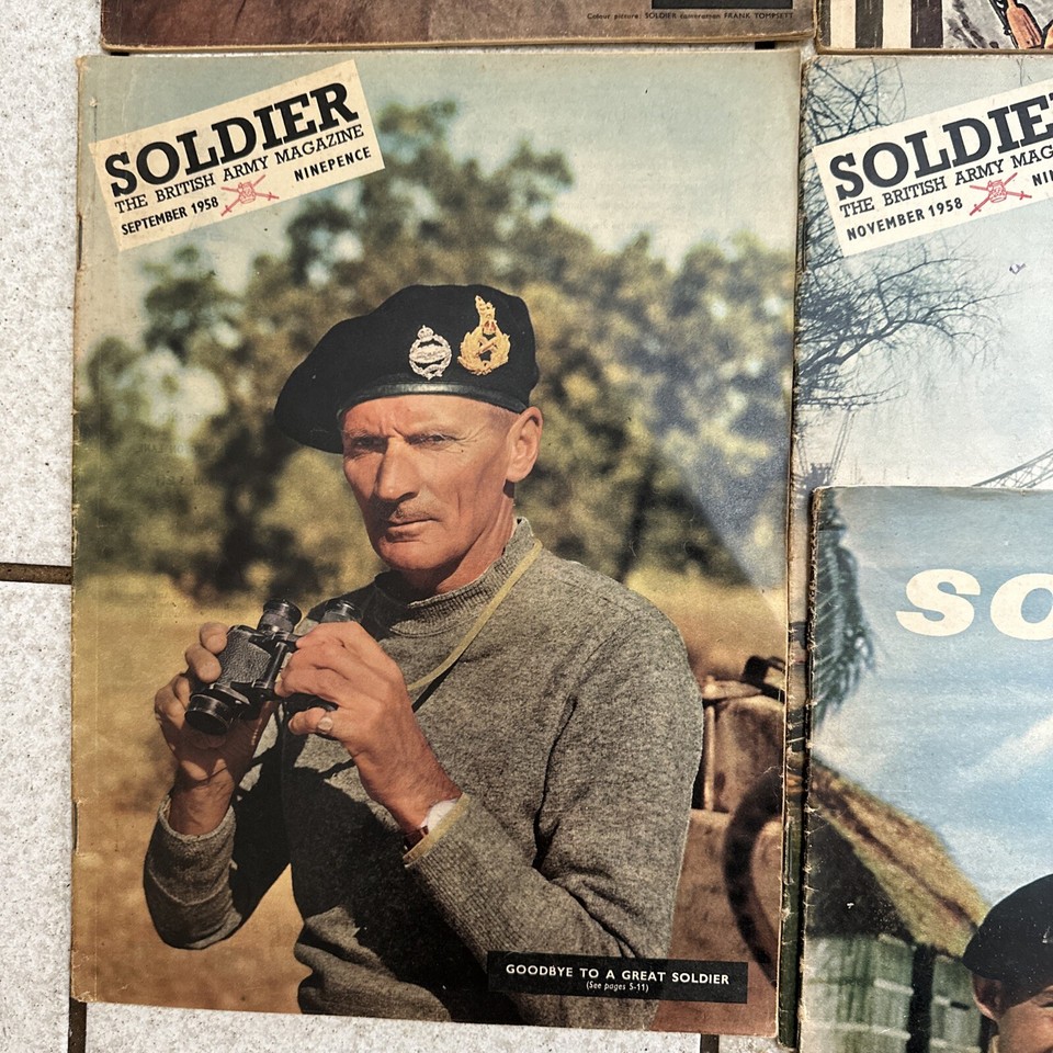 Lot of 7 - Some from 1958 & 1959 Collectable British Army Soldier ...
