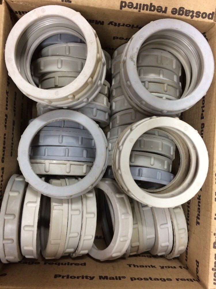 1-lot (20) 3” PVC Insulated Threaded Bushing Electrical ,Pipe ...