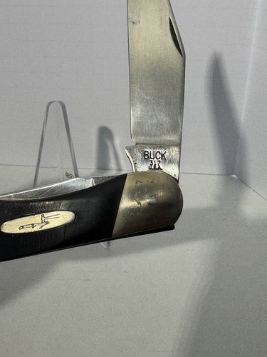 VTG BUCK 317 USA TRAILBLAZER 2 Blade Folding Pocket Knife Pre-Date Code ...