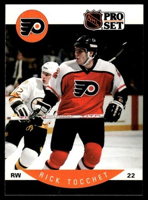 1990-91 Pro Set Rick Tocchet Philadelphia Flyers #225 | eBay
